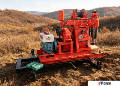 China Durable Borehole Drilling Machine XY1A Diesel Powered Rig Suitable for Deep Earth Sample Collection for sale