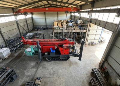 China Desert Construction Compact Crawler Drill Machine With Drilling Rods/drilling Bit for sale