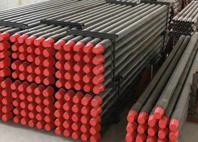 High torque threaded drill rod for mining applications
