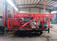 China Four Wheel Basement Exploration Core Drill Rig 200m Depth Geological Drilling Machine for sale