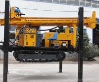 China Crawler Type Pneumatic Water Well Drilling Rig 400m Depth ST400 105-300mm for sale