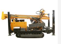 China Crawler Mounted Water Well Drill Rig 400m Depth 100KW Pneumatic Drilling Machine for sale