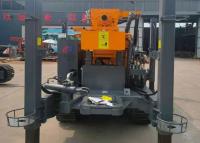 China Crawler Mounted Water Well Drill Rig 400m Depth 100KW Pneumatic Drilling Machine for sale