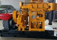 China Portable 220V Soil Sample Drilling Machine 200m Depth Hydraulic Feed GK 200 for sale