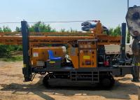 China 260m Deep Borehole Crawler Drill Rig 105-260mm Diameter Water Well Drilling Machine for sale