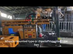 High Leg Water And Gas Dual Purpose Drilling Rig Equipped With Tires / Track