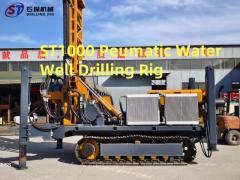 Rig de perforación de pozos de agua con motor diésel Yuchai 92kw