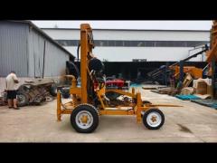 Farming Water Well Borehole Drilling Equipment Easy Movement 120 Meters