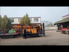 450mクローラー油圧ロータリー掘削リグディーゼルエンジン駆動DTH