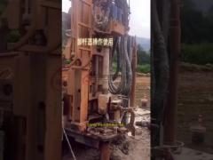 Пневматическая буровая установка для бурения водяных скважин