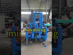 Mini Máquina de Perfuração Hidráulica sobre Esteiras para Engenharia