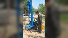 Crawler-mounted water well drilling rig for rural domestic & agricultural water supply!