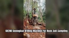 Lightweight GK200 Hydraulic Drilling Rig Easy Movement