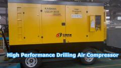 High Efficiency Industrial Diesel Air Compressor for Drilling