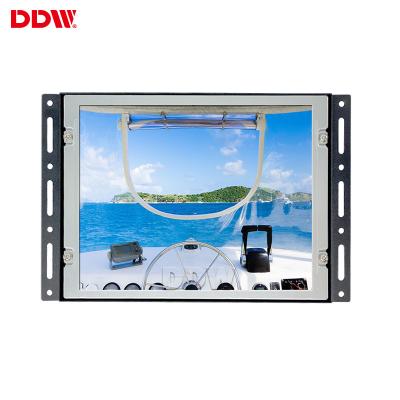 China 8.4 Inch LCD Advertising Player Positive Screen Industrial Automation Monitor All Metal for sale