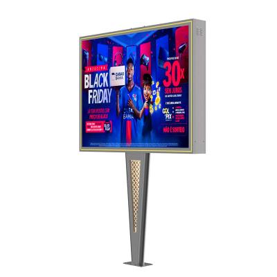 China Custom high end design p6 8000nits steel waterproof IP65 digital outdoor led billboard for advertising for sale