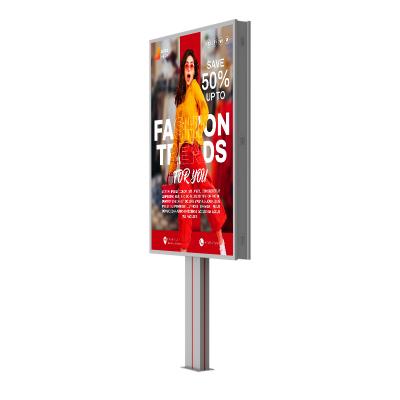 Cina Facile installazione impermeabile IP65 p6 8000nits sistema in acciaio 4G pubblicitario all'aperto cartellone a LED con HDMl in vendita