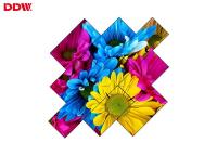 China 55 Inch Ultra HD Irregular Video Wall 1.7mm Bezel 1920x1080 LED Backlit for sale
