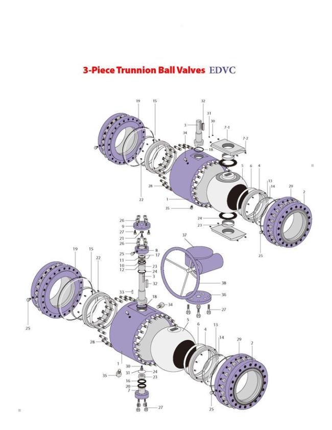 Valvola a sfera attivata Gas-Sopra-olio 2 di Shafer/Rotork