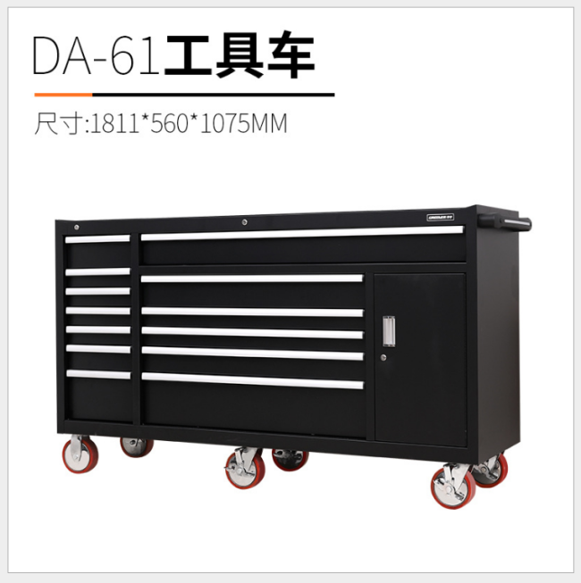 Rolling Tool Chest Cabinet Organizer Mechanics Box Cart Bench 4 Drawer Black