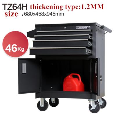 China 2 Fächer 0.8mm Soem-Rollen-Werkzeug-Wagen, Werkzeug-Aktenwagen zu verkaufen