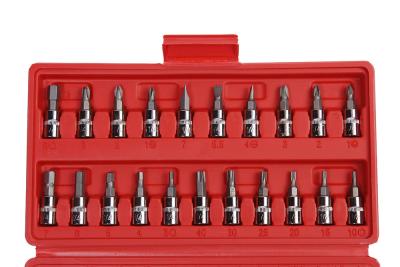 中国 21pcs金属のキャビネットが付いている赤い13pcs機械工の工具セット 販売のため
