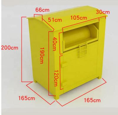 Cina La donazione di altezza dell'abbigliamento 2m diminuisce il giallo delle scatole in vendita