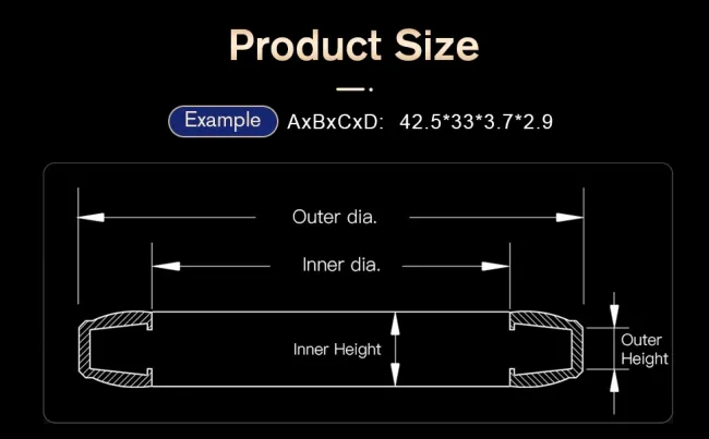 Laser Seal Ring for Protective Window Lens Precitece Raytool and Has All Kins of Series