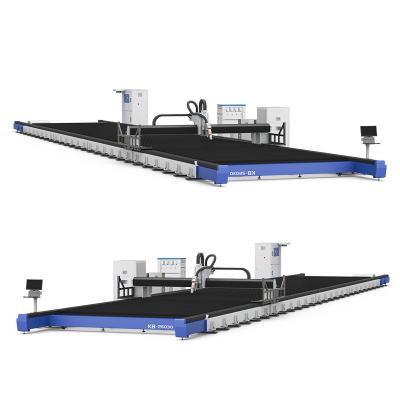 Cina Sistema automatizzato ad alta precisione Gantry Laser Cutting Machine con raffreddamento ad acqua Accuratezza di posizionamento ± 0,03 mm in vendita