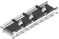 China Versatile Cutting Automatic Coil Laser Cutter With Water Cooling Mode And MAX Laser Source for sale