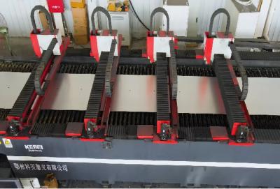 China Fiber Laser Type Automatic Coiled Sheet Laser Cutting Machine With Raytools / Raycus Head for sale