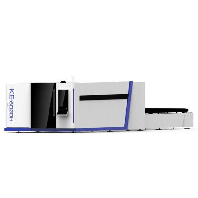 China Máquina de corte a laser de mesa de troca KB-6020H com tampa protetora fechada à venda