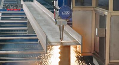 Китай Металлическая резка H Beam Laser Cutting Machine с мощностью лазера 12KW и скоростью резки 0-30m/min продается