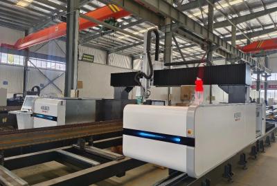 Китай Лазерная мощность 12 кВт / час Лазерная режущая машина с холодильниками Hanli и питанием AC380V 50Hz продается