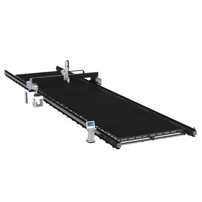 China 14000mm*500mm Plate Sheet Fiber Gantry Laser Cutting Machine Bevel Cutting Two Z Aaxis Design for sale