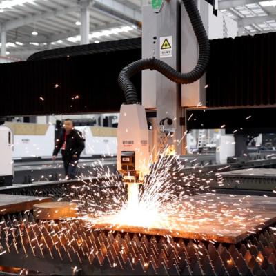 China High Speed Gantry Fiber Laser Machine Large Steel Working Processing Range Cuttng K Bevel V bevel for sale