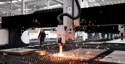 Cina Tagliatore laser per piastre spesse Alta precisione di potenza e lavorazione rapida in vendita