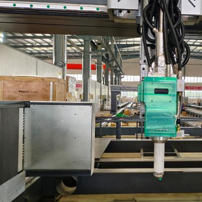 China Máquina de corte láser de haz H de alta precisión con precisión de reposicionamiento ± 0,02 mm y cabeza láser Ec-Ophit de Kebei Software en venta