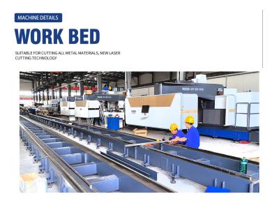 China Máquina profissional de corte a laser de perfis de feixe H I feixe U Feixe de corte de flange com sistema de controle Beckhoff à venda