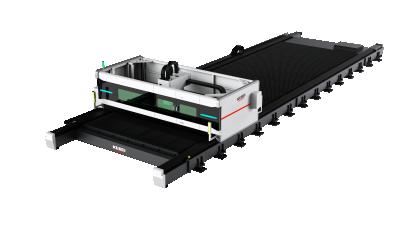 中国 金属加工プロジェクト用工業用地上レールレーザー切断機 販売のため