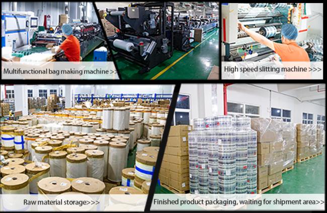 Custom printed Mylar pouch with company logo