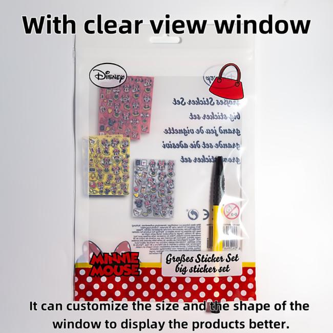 Close-up of resealable zipper feature