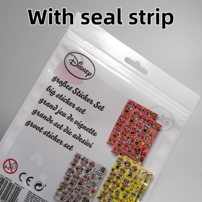 Packaging bags with custom printing samples