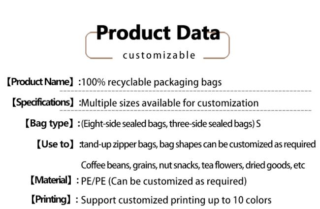 Eco-friendly kraft paper pouches in bulk packaging