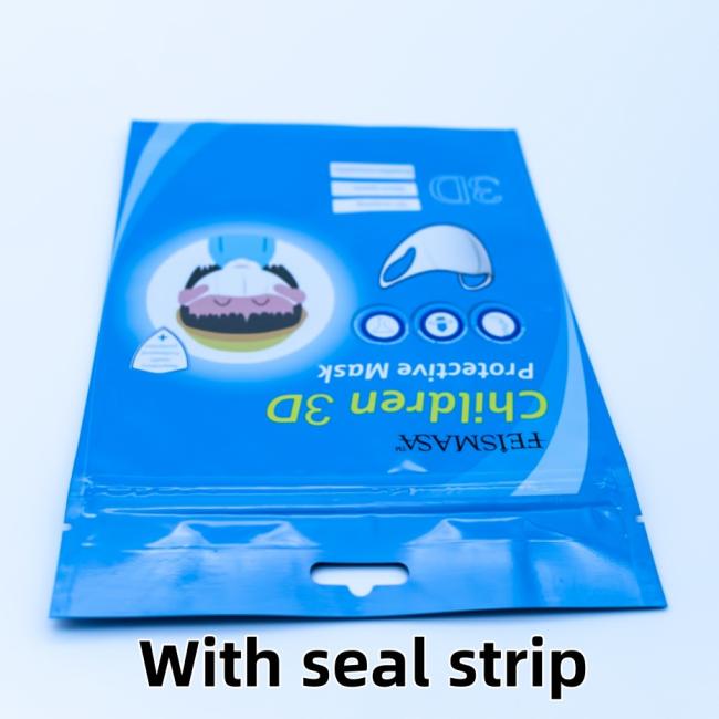 Custom printing options on mask packaging bags