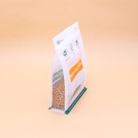 China Recyclable 8-Sided Flat Bottom Food Pouch with 30-50% PCR Content and 5,000+ Cycle Zipper for sale