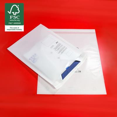 China Environmentally Biodegradable Paper Bags For T-Shirts With Good Or Semi Transparency for sale