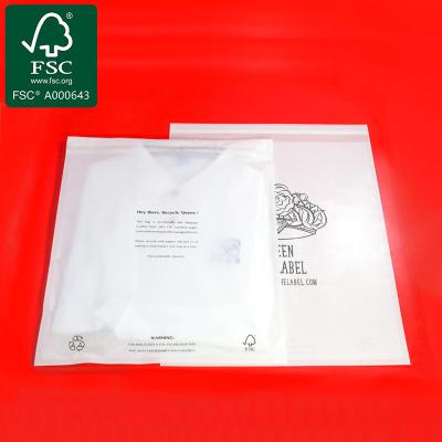 Chine 5x7 Sacs en verre sans acide Kraft Sacs de cellophane biodégradables T-shirts à vendre