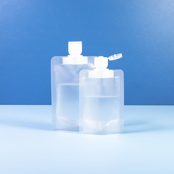 Quality Multi Use Transparent Spout Pouch Packaging For Food Beverages Everyday Use GRS BRC for sale