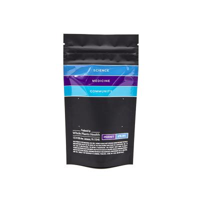 Cina Borsa monouso per vape Mylar Premium Weed Bag Borsa di imballaggio in poliestere customizzata resistente ai bambini in vendita